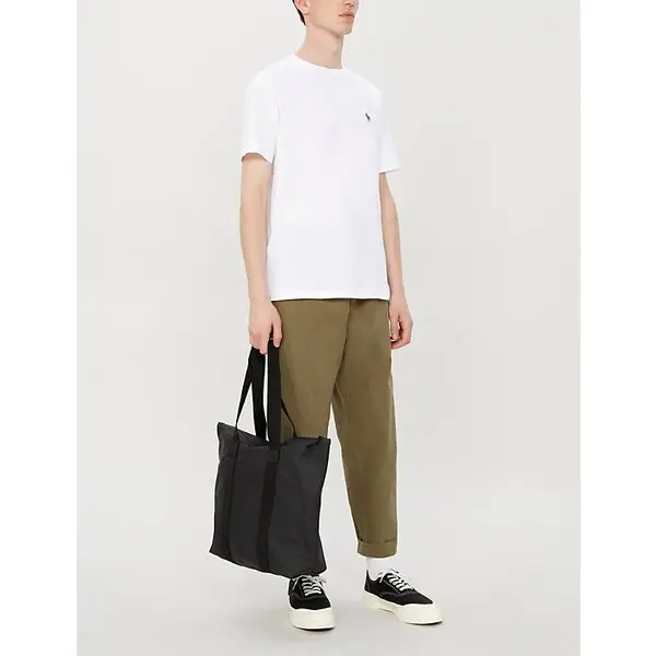 Paul Smith Zebra-embroidered Cotton-jersey T-shirt - White