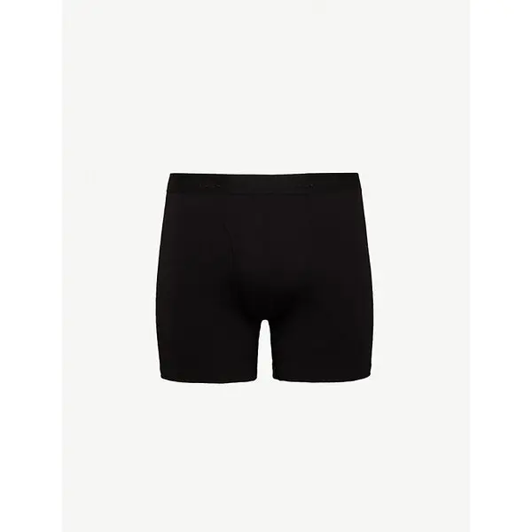 Derek Rose Alex Regular-fit Stretch-modal Trunks - Black