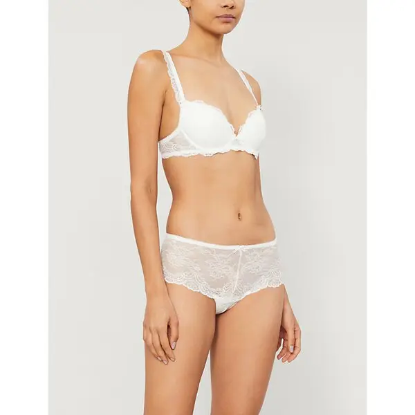 AUBADE Danse Des Sens Moulded Stretch-lace And Mesh Bra