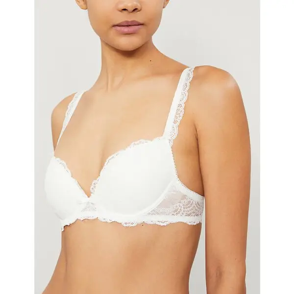 AUBADE Danse Des Sens Moulded Stretch-lace And Mesh Bra