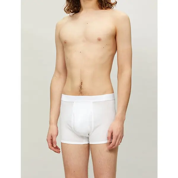 Sunspel Q82 Regular-fit Cotton Trunks