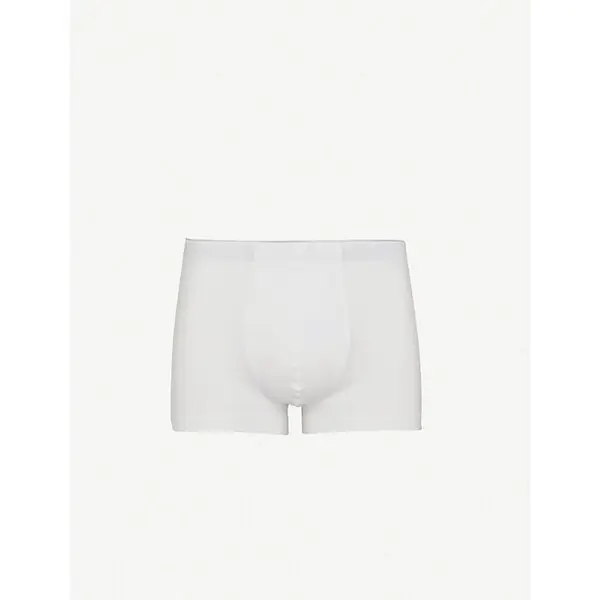 Hanro Basic Slim-fit Cotton-blend Trunks