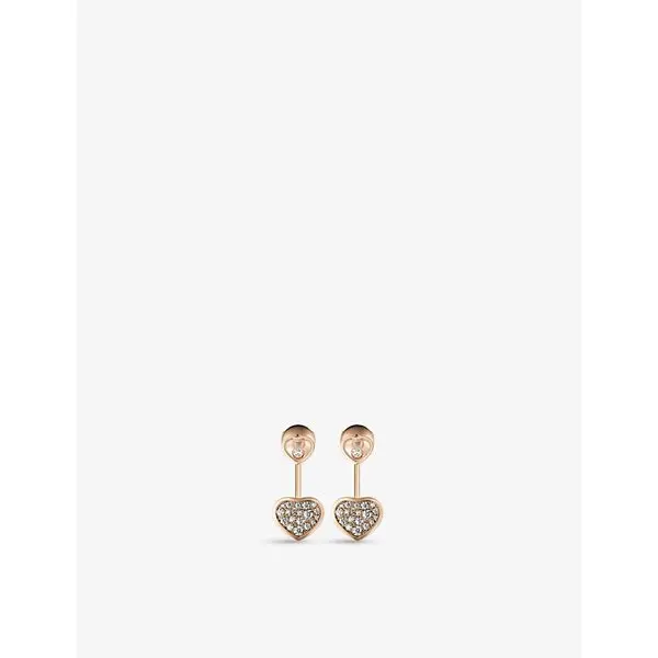 Chopard Happy Hearts Diamond Earrings - Rose Gold