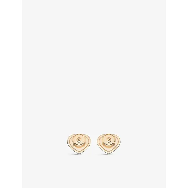 Chopard Happy Hearts Diamond And 18ct Earrings - Rose Gold