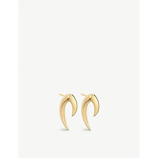 SHAUN LEANE Talon -plated Vermeil Silver Earrings - Gold