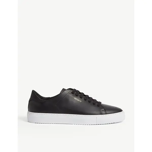 Axel Arigato Clean 90 Leather And Suede Sneakers - Blk/white