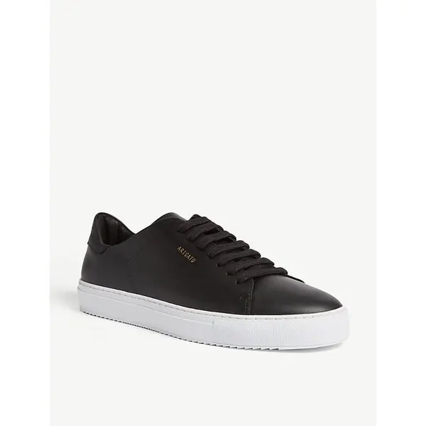 Axel Arigato Clean 90 Leather And Suede Sneakers - Blk/white