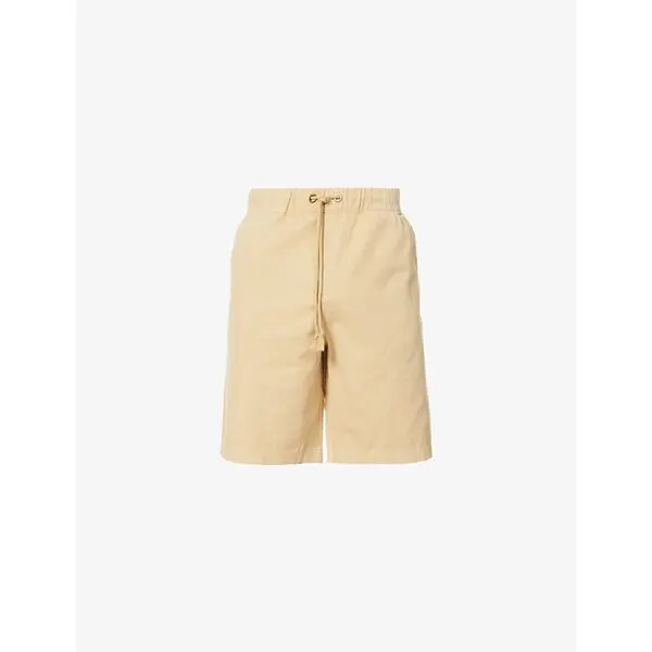 Champion Brand-embroidered Cotton-twill Shorts