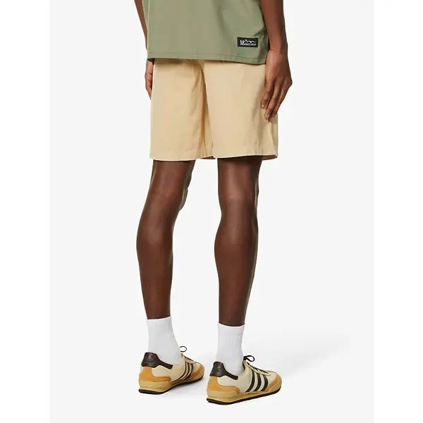 Champion Brand-embroidered Cotton-twill Shorts