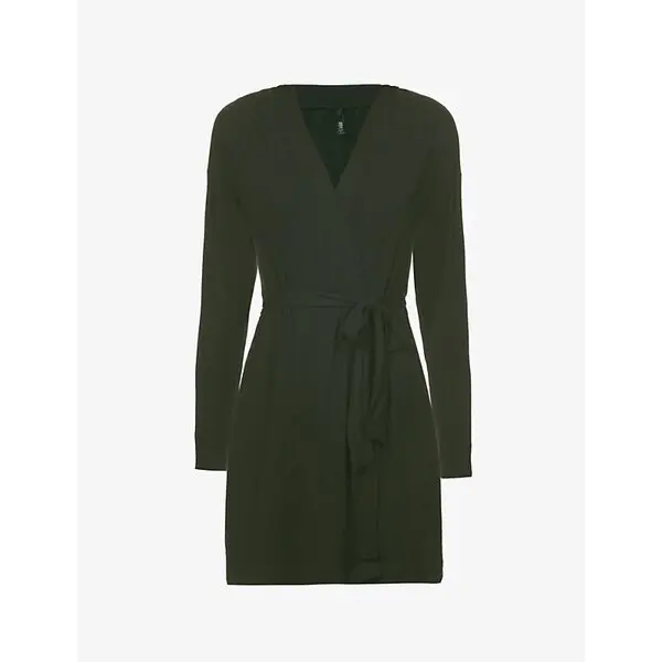 SKIMS Sleep Belted Stretch-jersey Robe