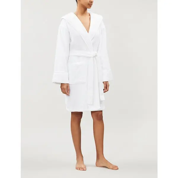 THE WHITE COMPANY Hydrocotton Hooded Dressing Gown