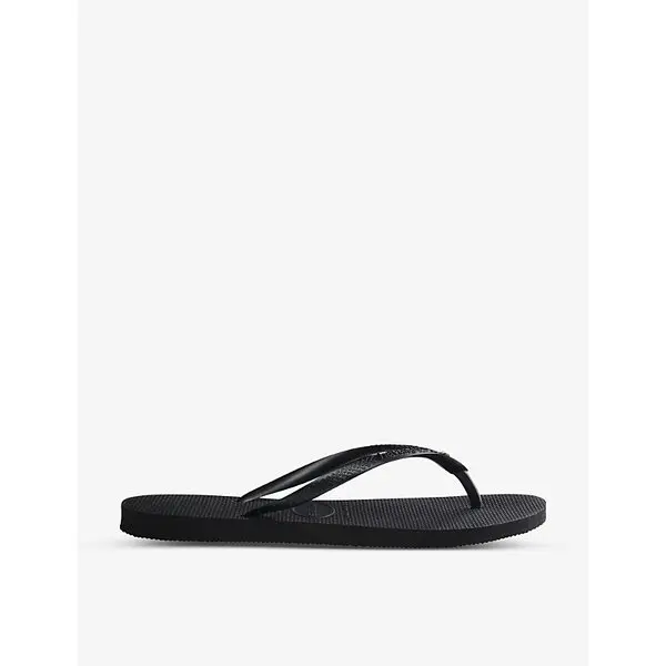 Havaianas Slim Crystal-embellished Rubber Flip-flops