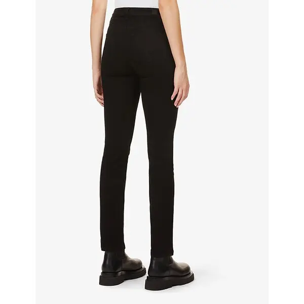 Paige Cindy Slim-leg Jeans - Black Shadow
