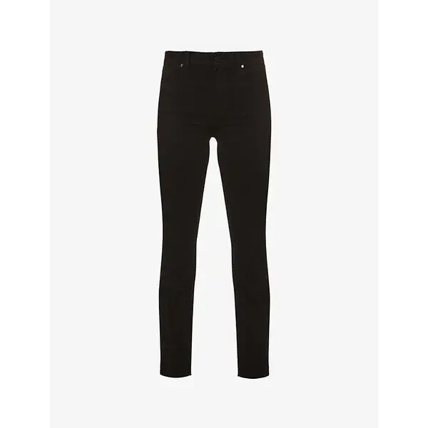 Paige Cindy Slim-leg Jeans - Black Shadow