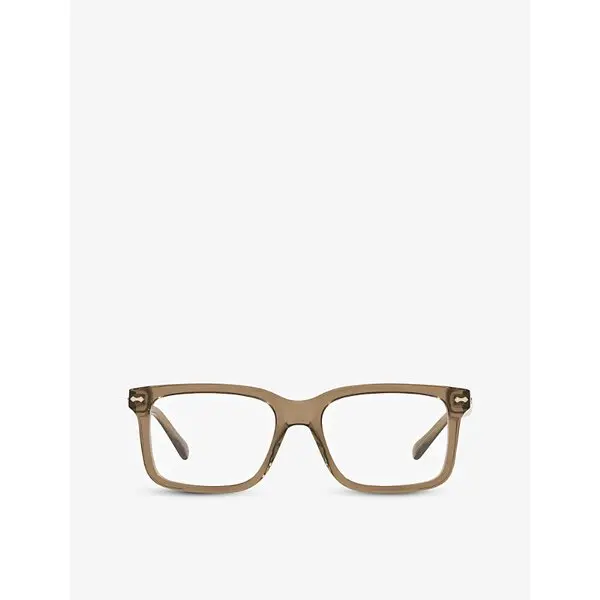 Gucci Rectangular Optical Glasses - Brown