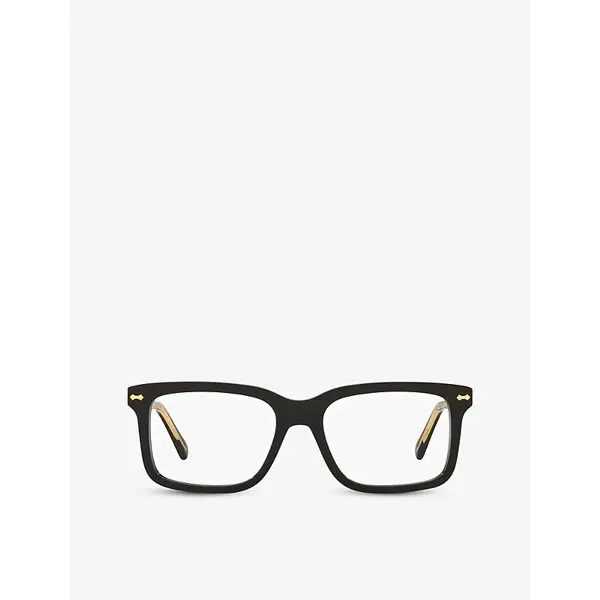 Gucci Gg0914o Acetate Rectangular-frame Optical Glasses - Black