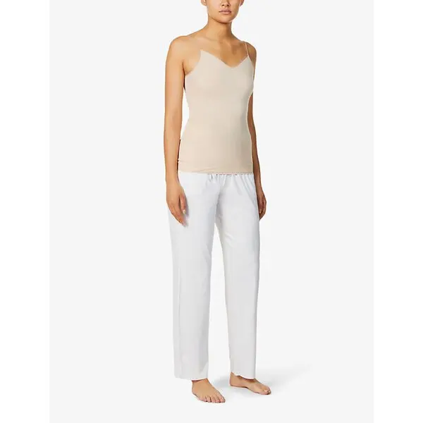 Hanro Seamless Cotton-jersey Cami Top - Beige