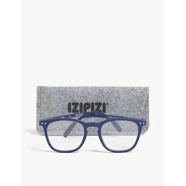 IZIPIZI E Reading Square-frame Glasses - Blue
