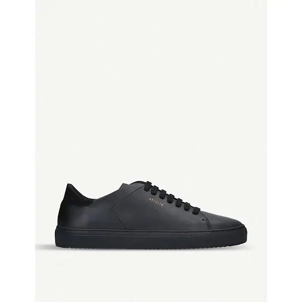 Axel Arigato Clean 90 Leather And Suede Trainers - Black