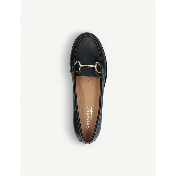 Carvela Click Leather Loafers - Blk/other