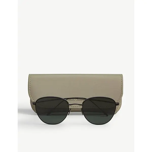Giorgio Armani Square-frame Sunglasses - Black