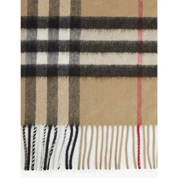 Burberry Ladies Cashmere Check Giant Scarf