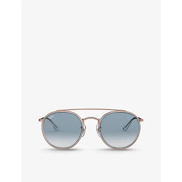 Ray-ban Phantos-frame Metal Sunglasses - Transparent