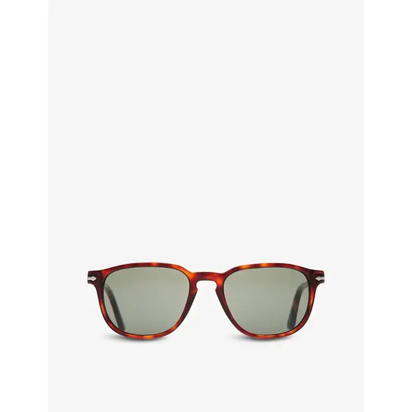 Persol Suprema Tortoiseshell Round-frame Sunglasses - Havana