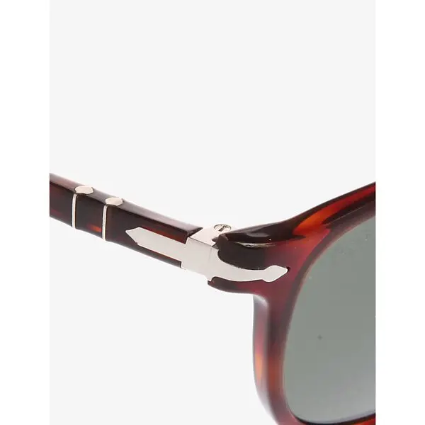 Persol Suprema Tortoiseshell Round-frame Sunglasses