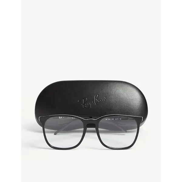 Ray-ban Square-frame Optical Glasses - Black