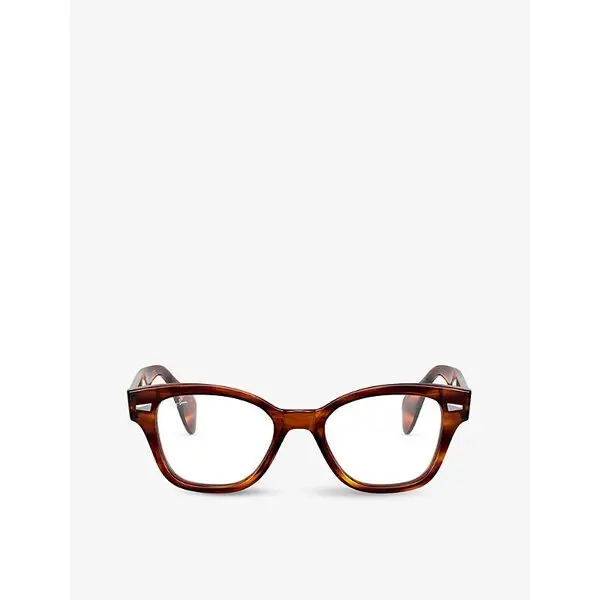 Ray-ban Square Acetate Glasses - Brown