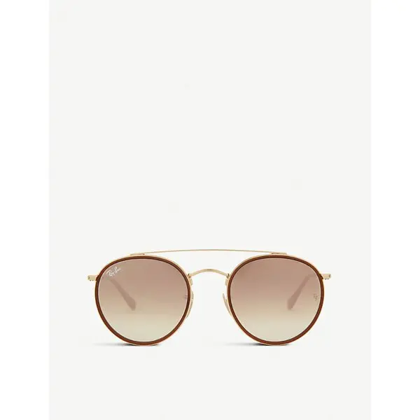 Ray-ban Round-frame Sunglasses - Gold