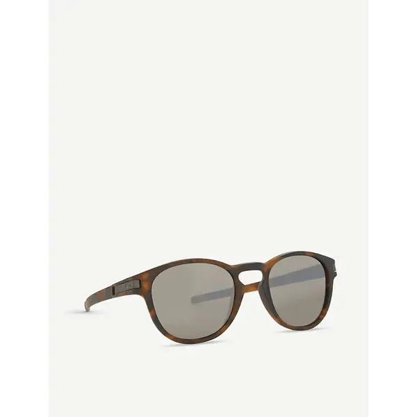 Oakley Round-frame Sunglasses - Matte Brown