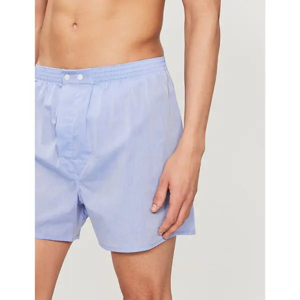 Derek Rose Amalfi Batiste Relaxed-fit Cotton Woven Boxer Shorts