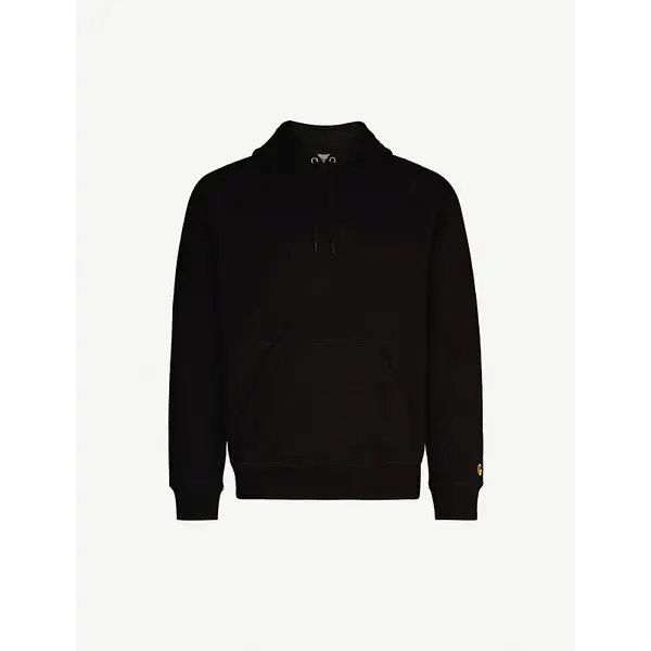 Carhartt Work In Progress Chase Cotton-blend Jersey Hoody - Black / Gold
