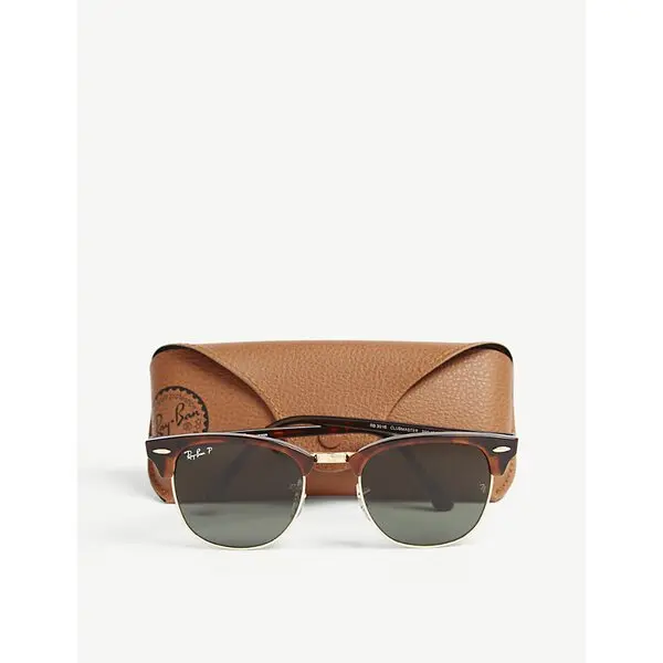 Ray-ban Clubmaster Square-frame Sunglasses - Havana