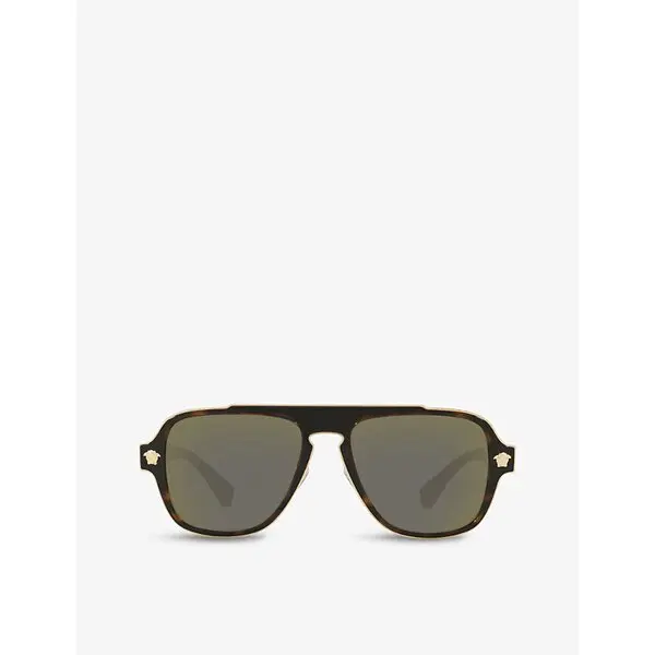 Versace Ve2199 Square-frame Sunglasses - Brown
