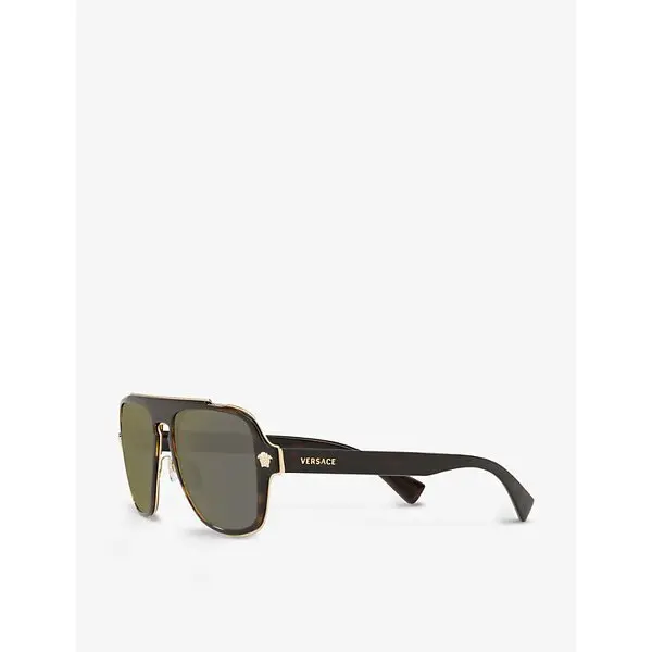 Versace Ve2199 Square-frame Sunglasses - Brown