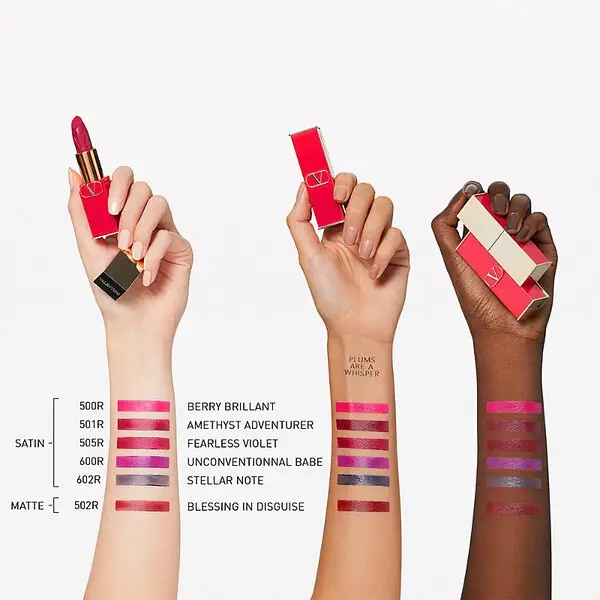 Valentino Garavani Rosso Satin Refillable Lipstick 3.4g - 505r Fearless Violet