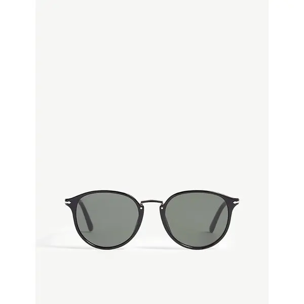 Persol Oval-frame Sunglasses - Black