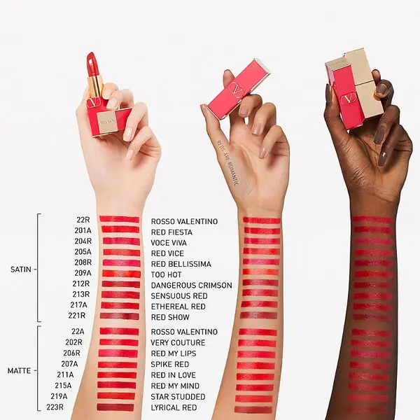 Valentino Garavani Rosso Satin Lipstick Refill - 217a Ethereal Red