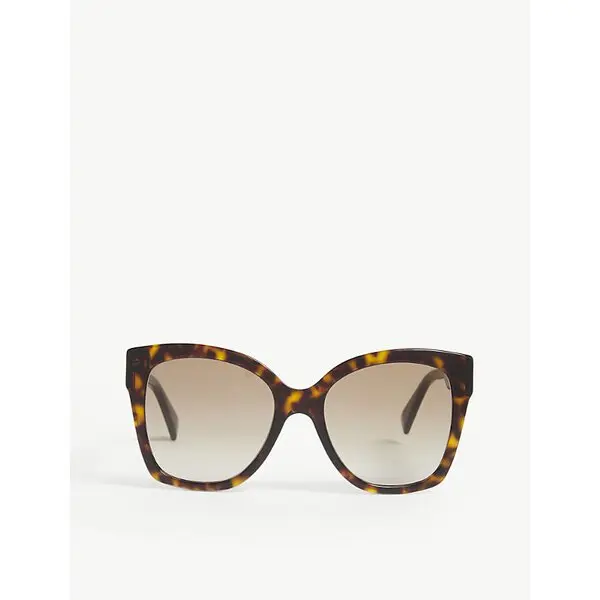 Gucci Gg0459s Cat-eye Sunglasses - Brown