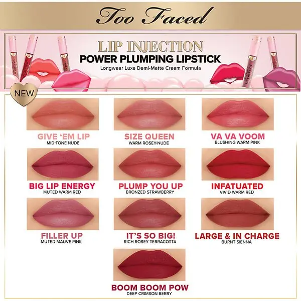 TOO FACED Lip Injection Power Plumping Liquid Lipstick 3ml - Its So Big