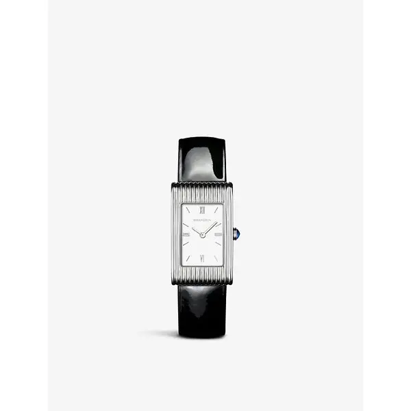 Boucheron Reflet Medium Stainless Steel And Sapphire Watch - Black/silver/white