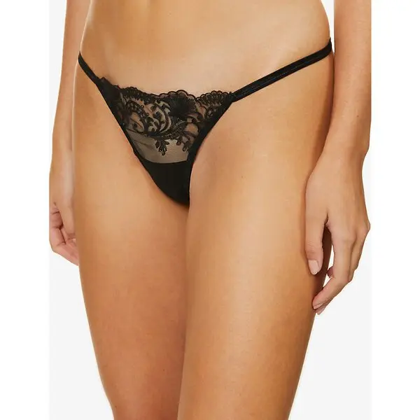 Bluebella Marseille Mid-rise Stretch-woven Thong