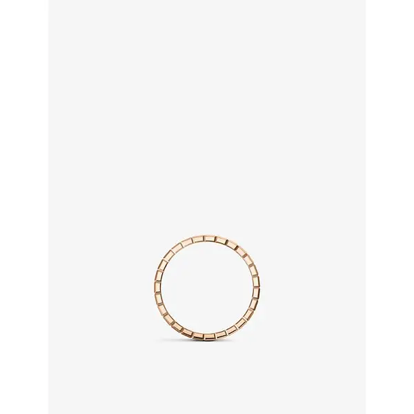Chopard Ice Cube 18ct Rose Gold Ring - Fairmined Rose Gold