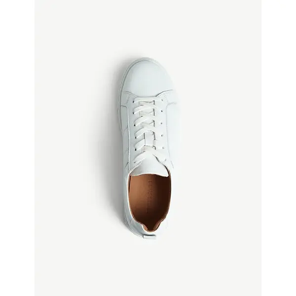 Whistles Koki Lace Up Trainer White Editorialist