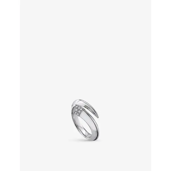 SHAUN LEANE Tusk Ring - Sterling Silver