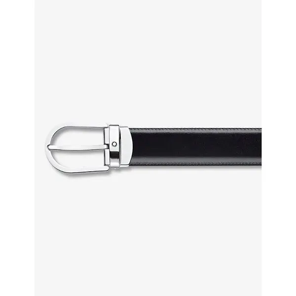 Montblanc Horseshoe-buckle Leather Belt - One-color