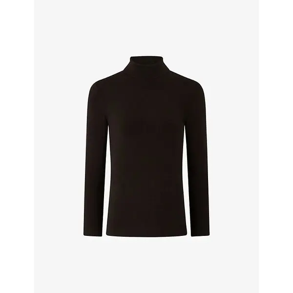 JOSEPH High-neck Stretch Silk-blend Jumper